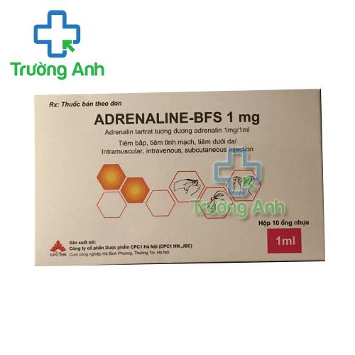 Thuốc Adrenaline-Bfs 1Mg - Hộp 10 ống nhựa x 1ml