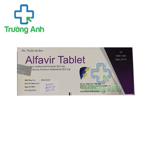 Thuốc Alfavir Tablet 25Mg - Hộp 1 vỉ x 10 viên