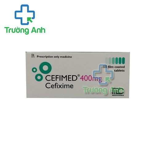 Thuốc Cefimed 400Mg - Hộp 1 vỉ x 10 viên