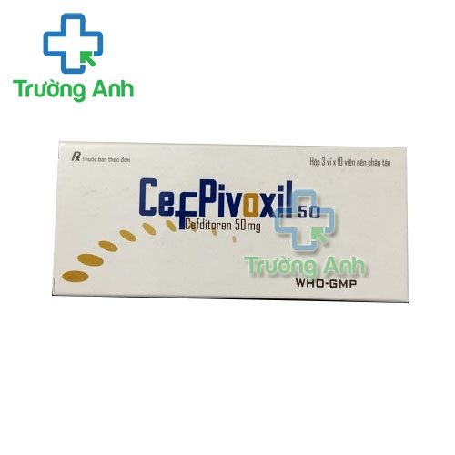 Thuốc Cefpivoxil 50Mg - Hộp 3 vỉ x 10 viên
