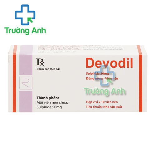 Thuốc Devodil 50Mg - Hộp 2 vỉ x 10 viên