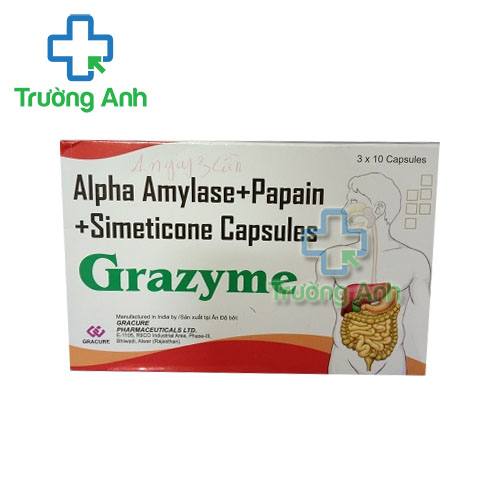 Thuốc Grazyme - Hộp 3 vỉ x 10 viên