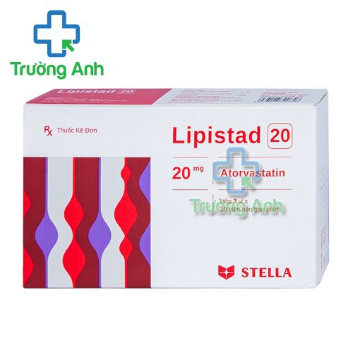 Thuốc Lipistad 20Mg - Hộp 3 vỉ x 10 viên