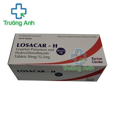 Thuốc Losacar-H - Hộp 2 vỉ x 14 viên