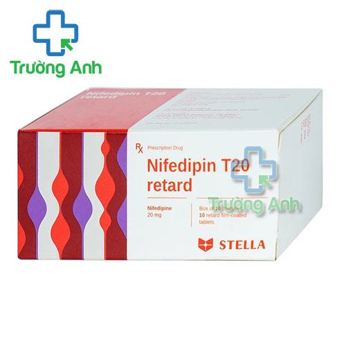 Thuốc Nifedipin T20 Retard - Hộp 10 vỉ x 10 viên