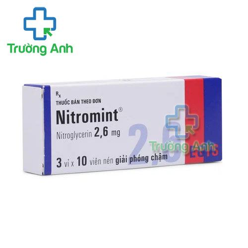 Thuốc Nitromin - Hộp 3 vỉ x 10 viên