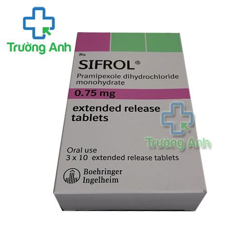Thuốc Sifrol 0.75Mg - Hộp 3 vỉ x 10 viên