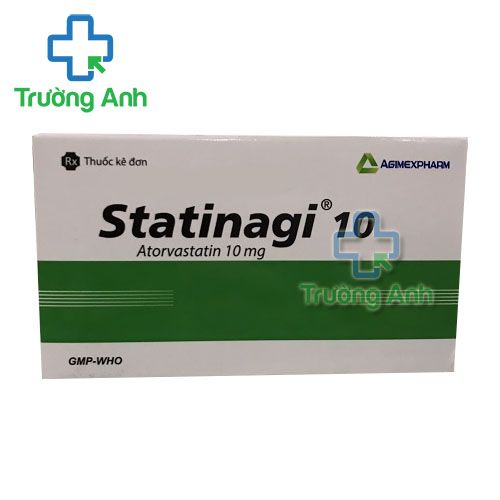Thuốc Statinagi 10Mg - Hộp 3 vỉ x 10 viên