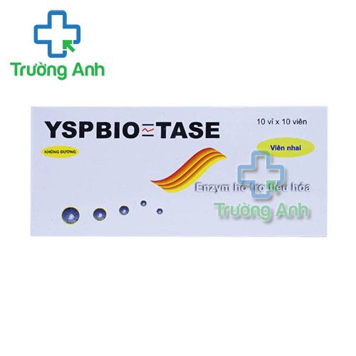 Thuốc Yspbiotase Viên Nhai - Hộp 10 vỉ x 10 viên