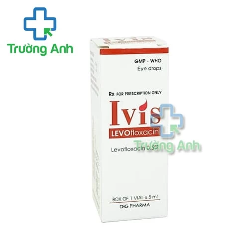 Ivis Levofloxacin 5ml DHG - Thuốc điều trị nhiễm khuẩn ở mắt