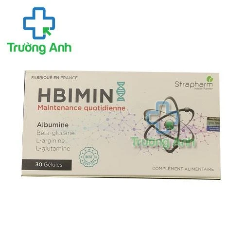 Thực Phẩm Bảo Vệ Sức Khỏe Hbimin Strapharm - Hộp 2 vỉ x 15 viên
