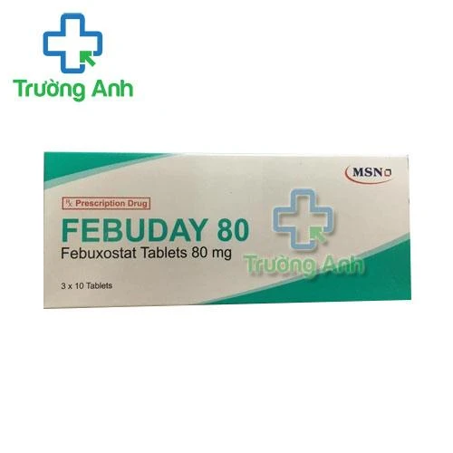 Thuốc Febuday 80 Mg - Hộp 3 vỉ x 10 viên