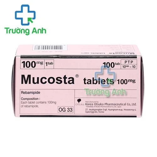 Thuốc Mucosta Tablets 100Mg - Hộp 10 vỉ x 10 viên